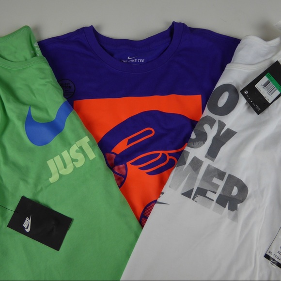 Nike | Shirts | Nike Athletic Cut Bundle Of 3 Tshirt Tank Top Nwt ...